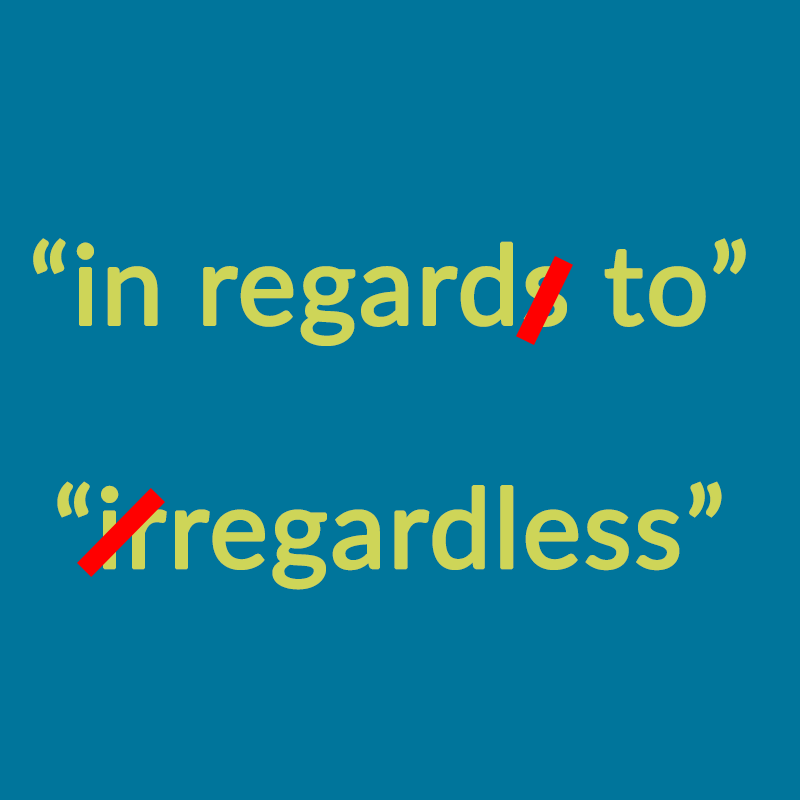 Grammar Matters: In Regard To vs. In Regards To - globalHMA